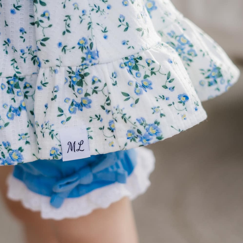 Vintage Blue Floral Adele Sets – Makena Lane